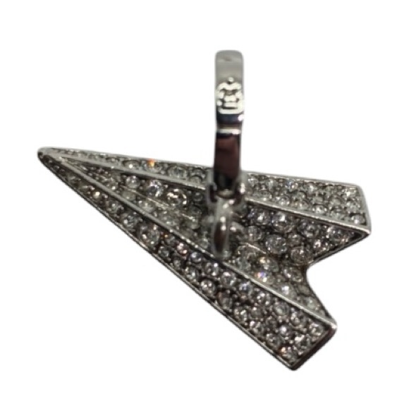 Juicy Couture | Jewelry | Juicy Couture Pave Paper Plane Airplane Charm ...